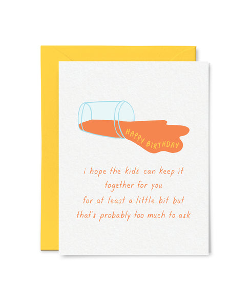 Kids Keep it Together Birthday Card – Tiny Hooray