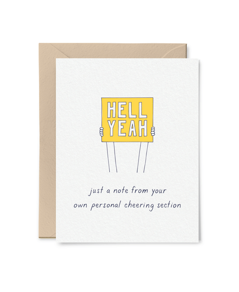 Personal Cheering Section Card – Tiny Hooray