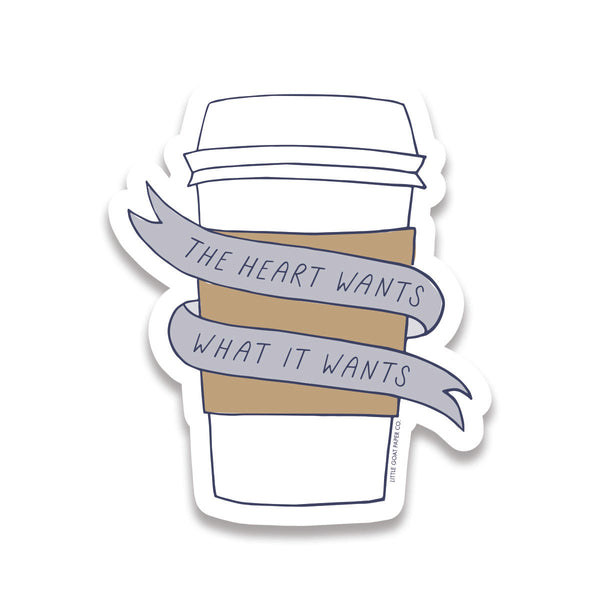 Coffee Sticker – Tiny Hooray